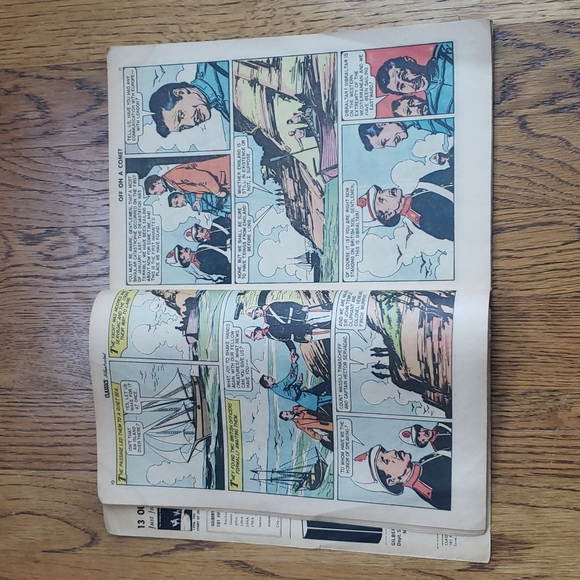 Other | Vintage 6s Classics Illustrated No 149 Off On A Comet Jules ...